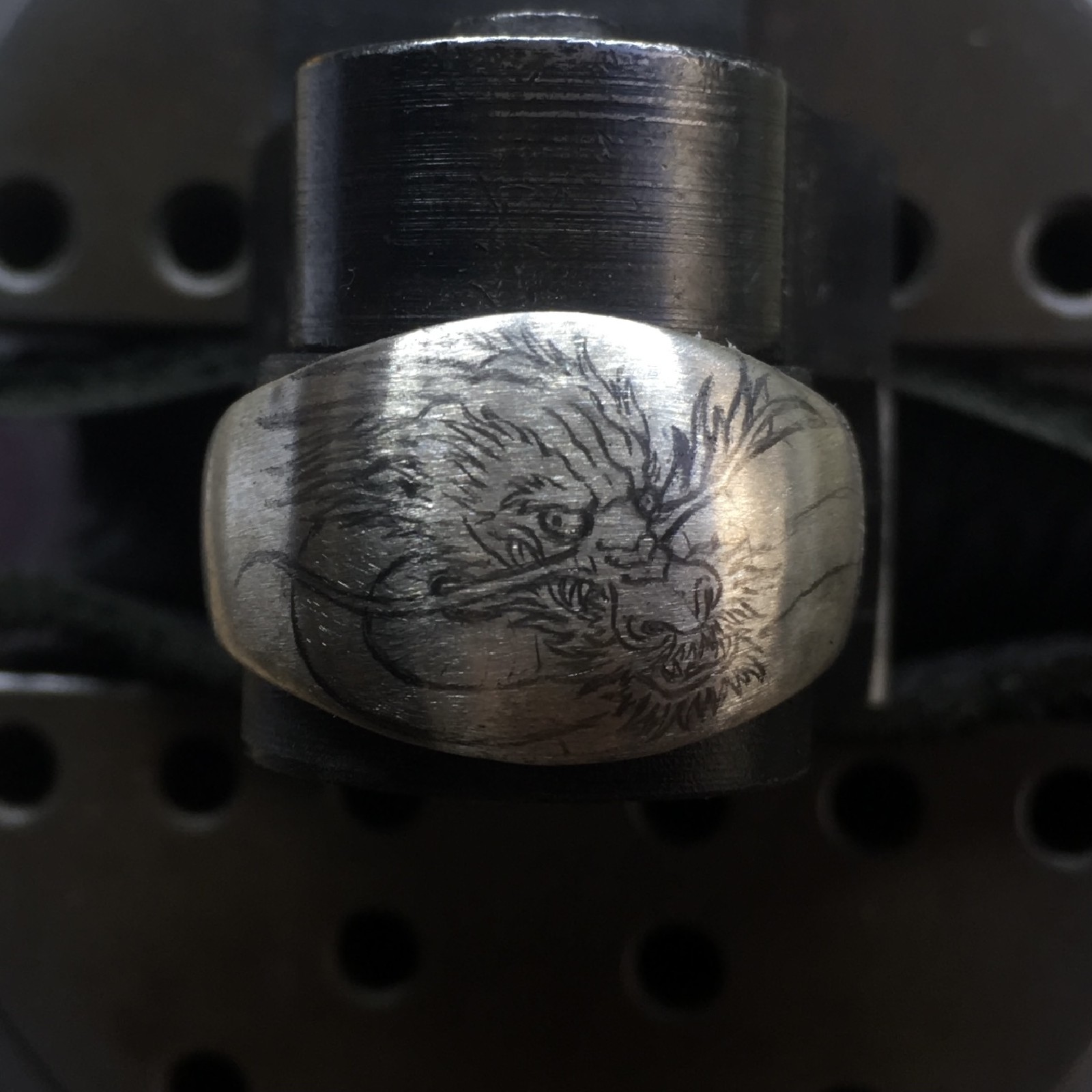 Japanese Dragon Signet Ring