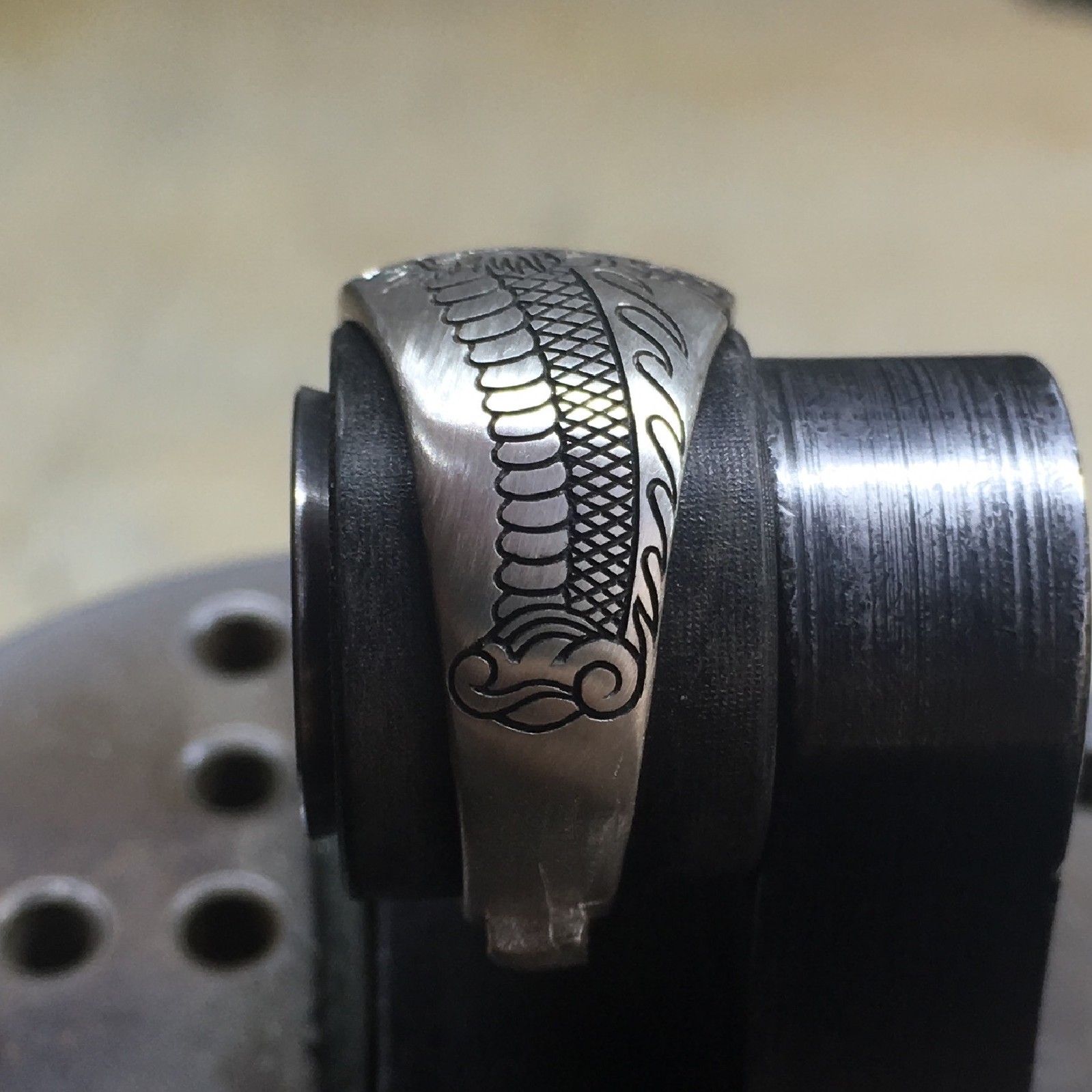 Japanese Dragon Signet Ring